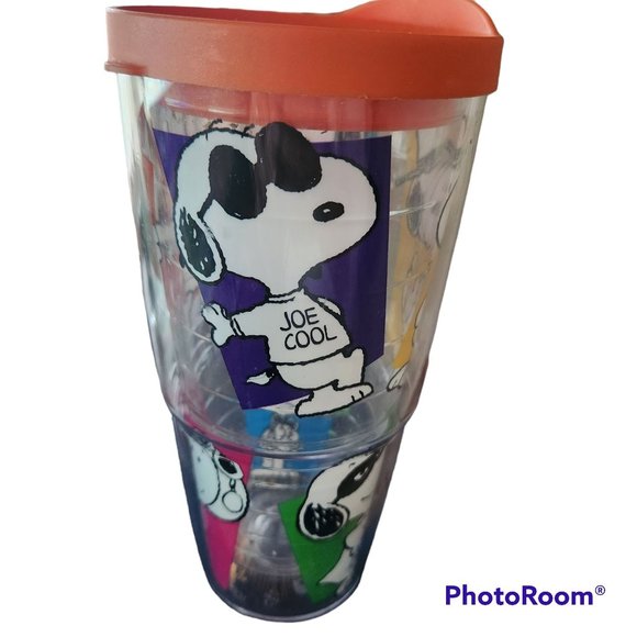 tervis | Kitchen | Tervis Plastic 2oz Tumbler With Lid Joe Cool Snoopy ...